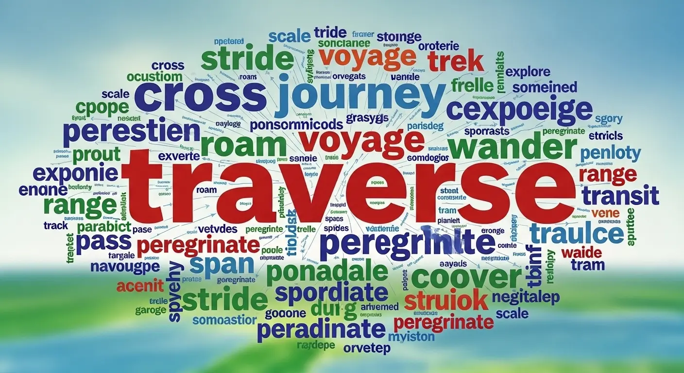 Synonyms for Traverse: 50 Simple Words to Improve Your English