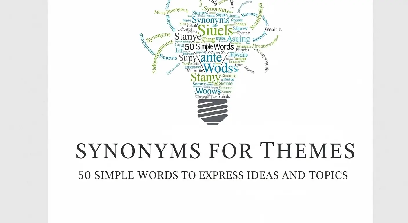 Synonyms for Themes: 50+ Simple Words to Express and Topics