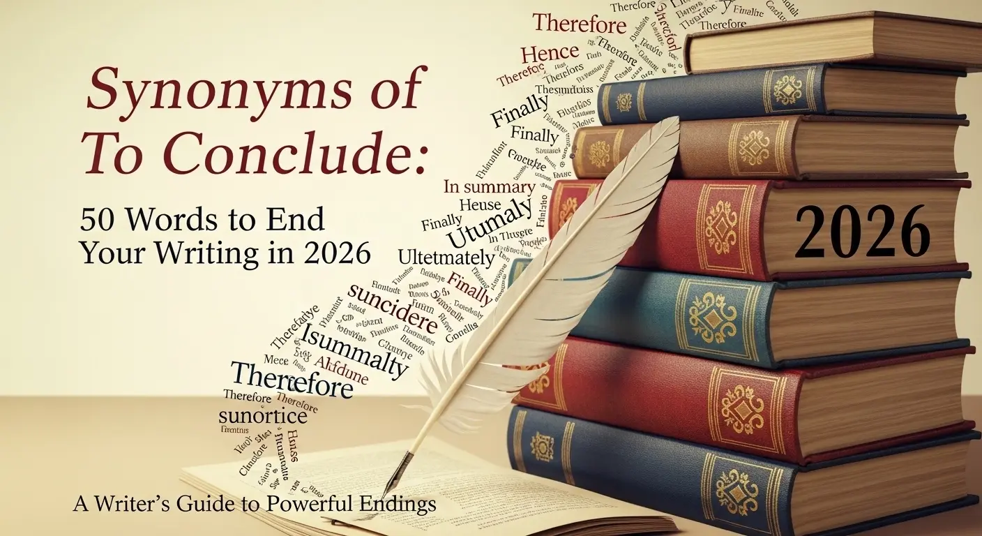 Synonyms of To Conclude: 50 Words to End Your Writing in 2026