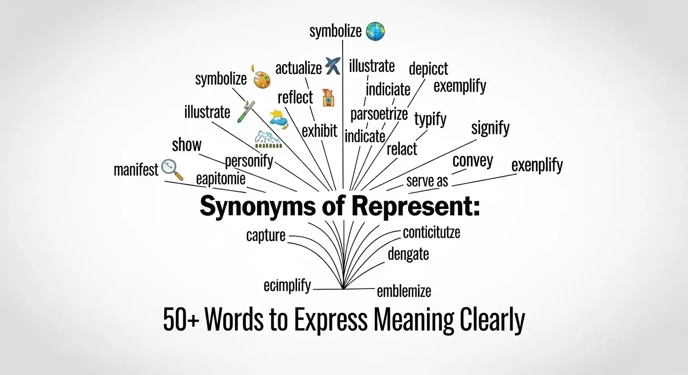 Synonyms of Represent: 50+ Words to Express Meaning Clearly